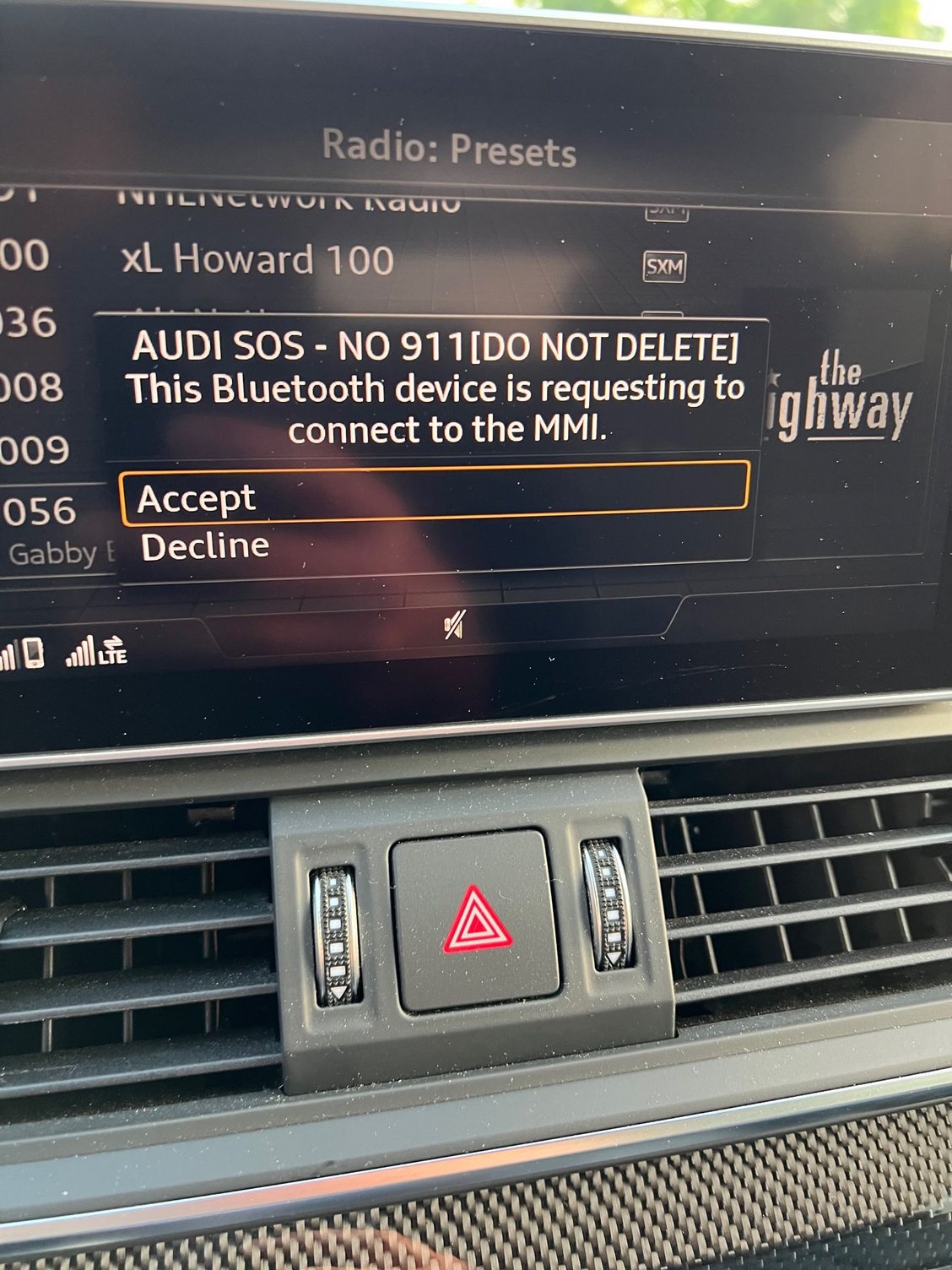 AUDI SOS - NO 911 [DO NOT DELETE] - This bluetooth... - AudiWorld Forums