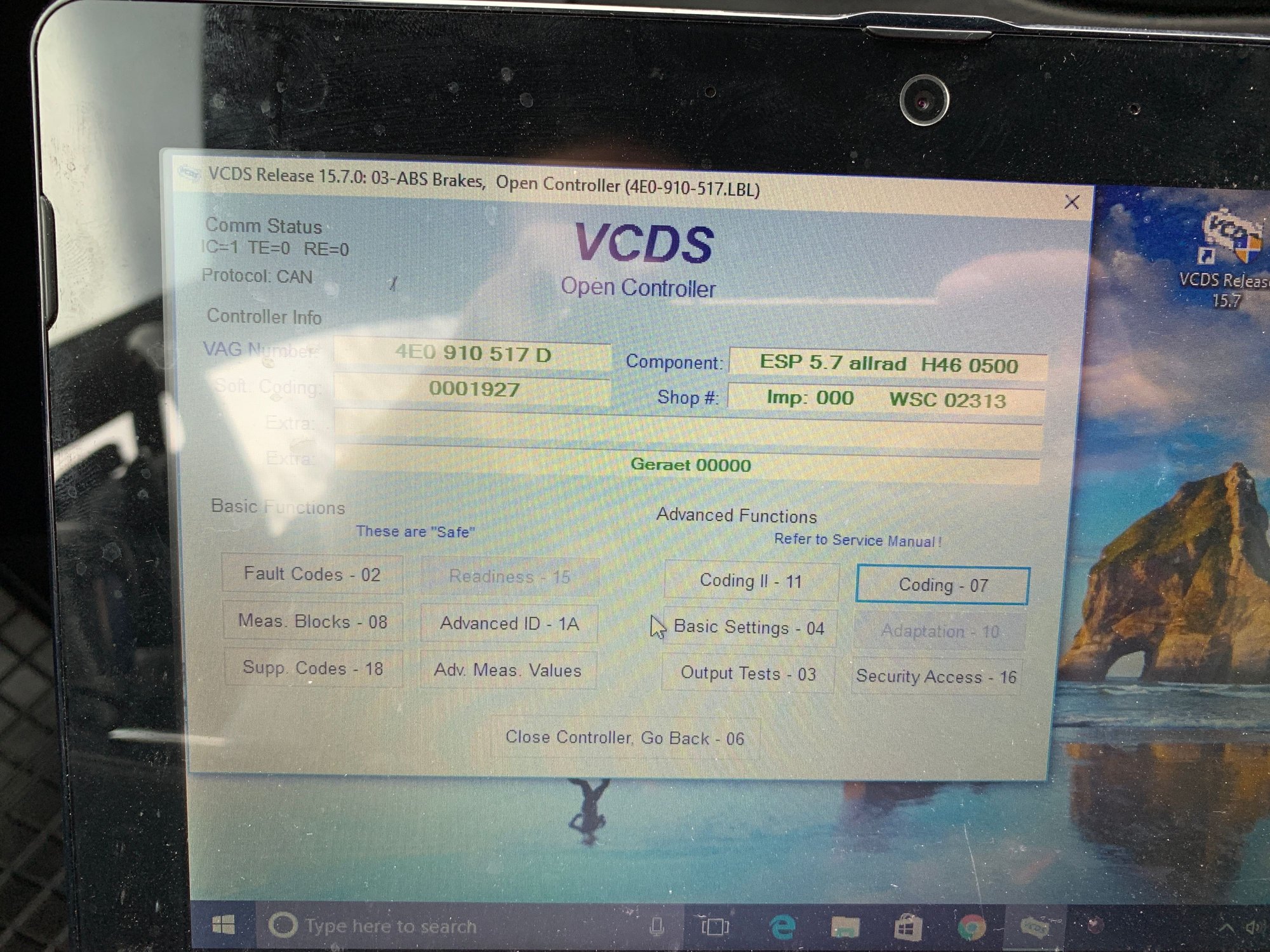 ABS module re-coding failed on my D3 S8 - AudiWorld Forums