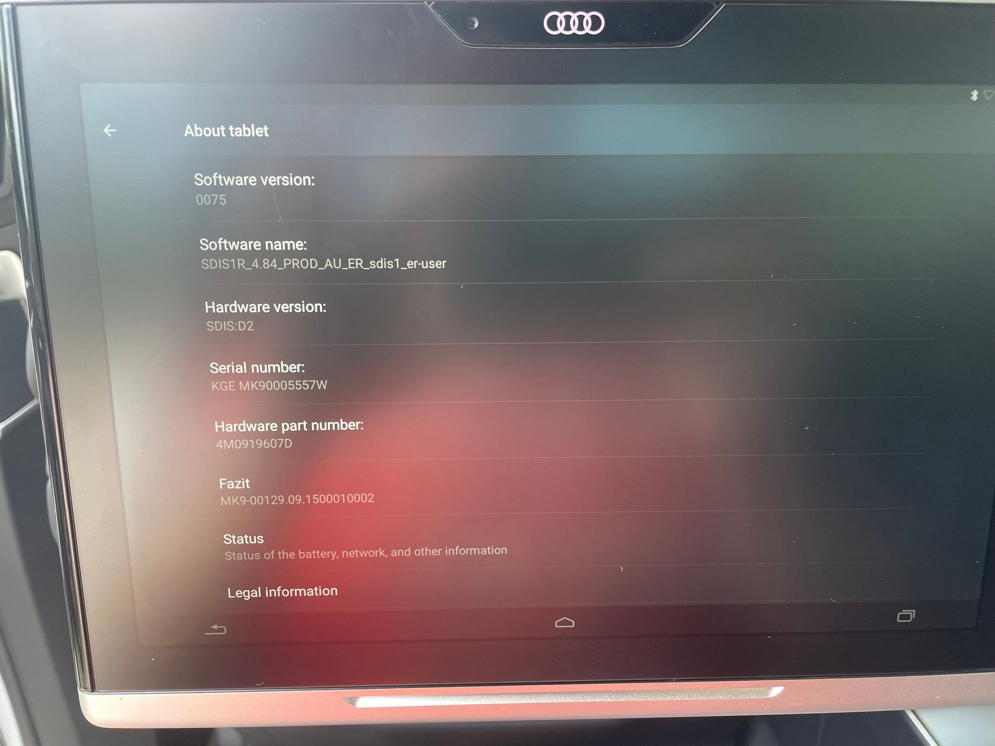 2019 A8 rear tablets not connecting - AudiWorld Forums