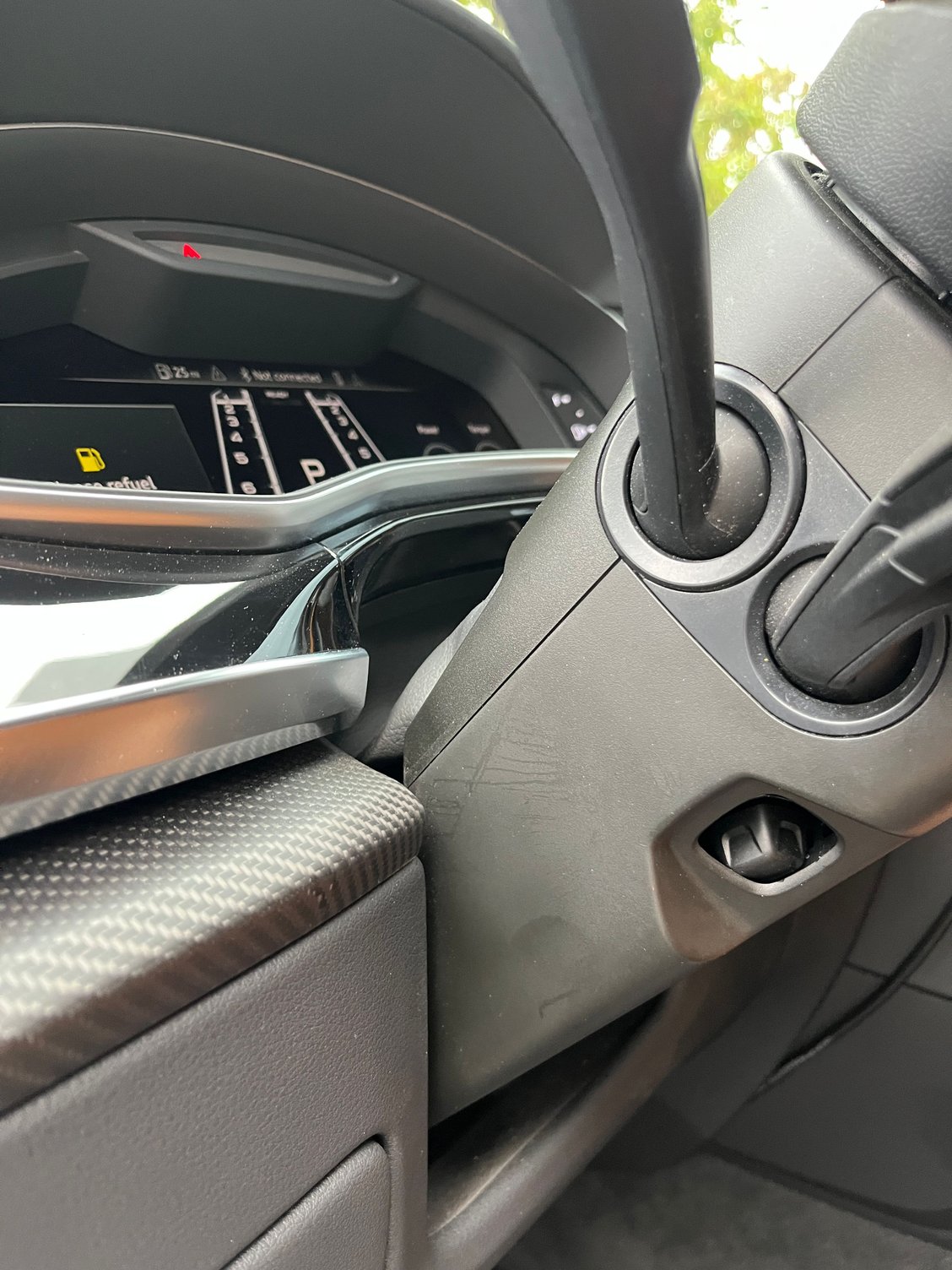 Broken telescoping wheel button - AudiWorld Forums