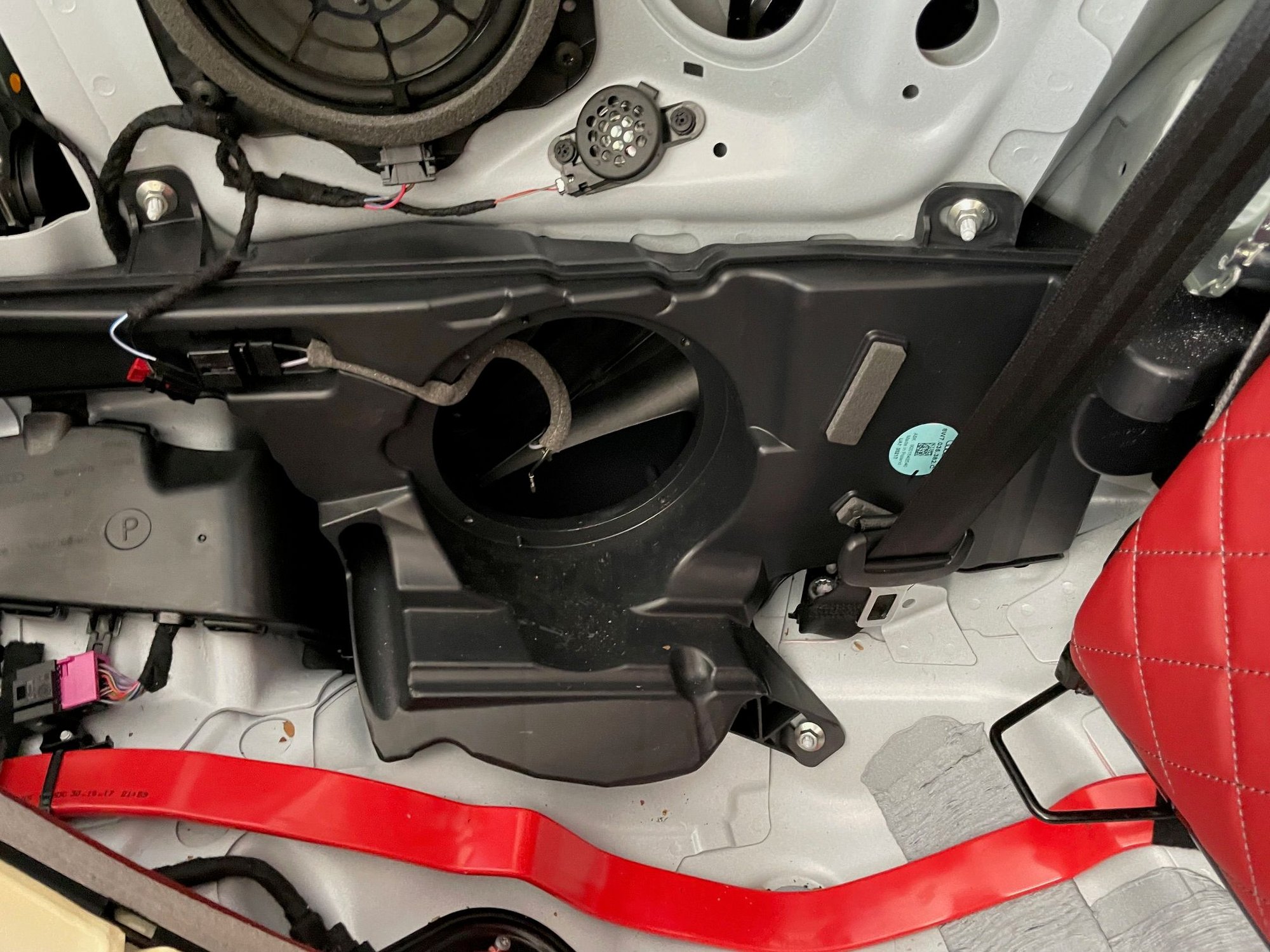 B&O Subwoofer Upgrade on S5 Convertible - AudiWorld Forums