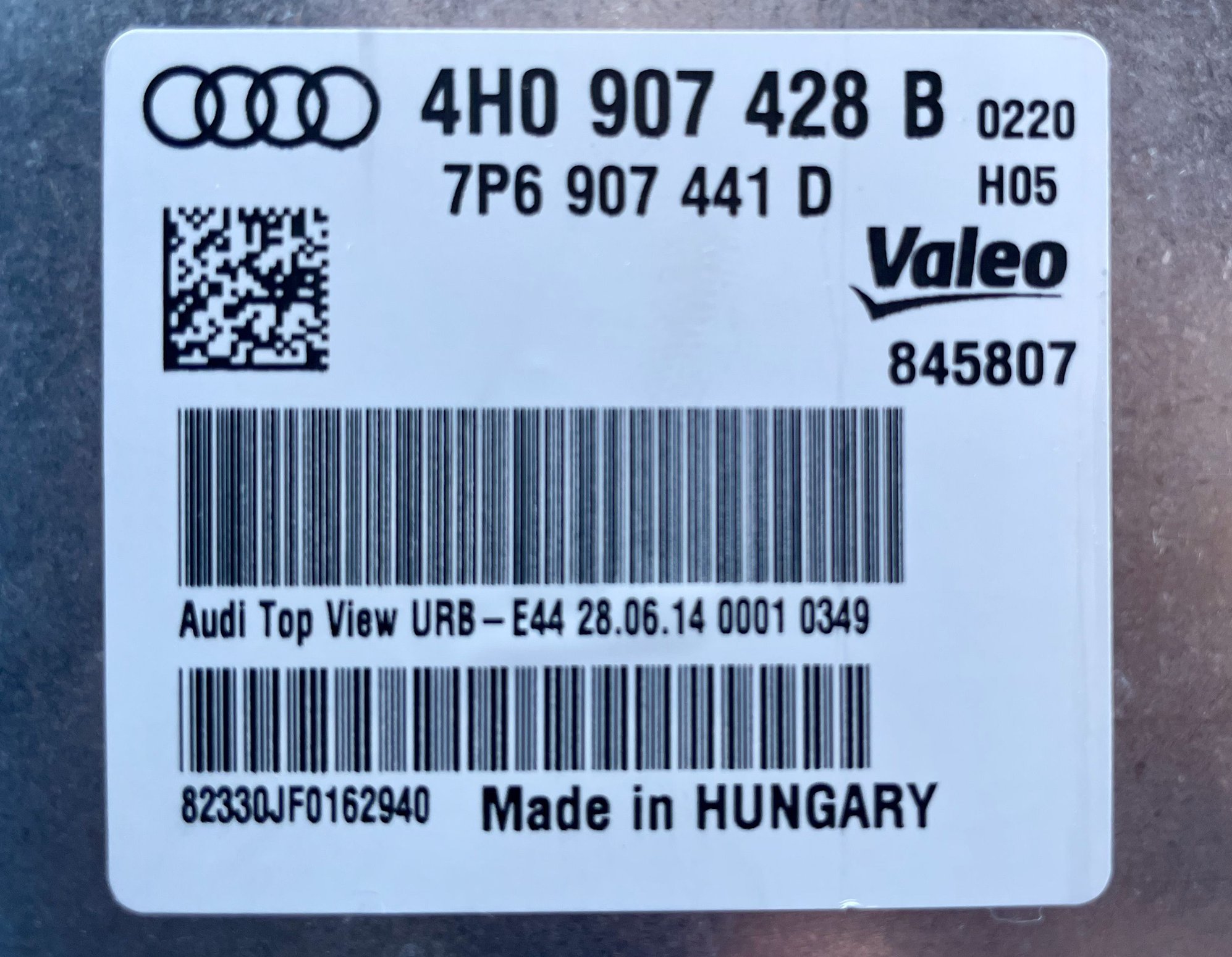 Rear / 360 Camera Problems and Fix Audi D4 A8 S8 - AudiWorld Forums