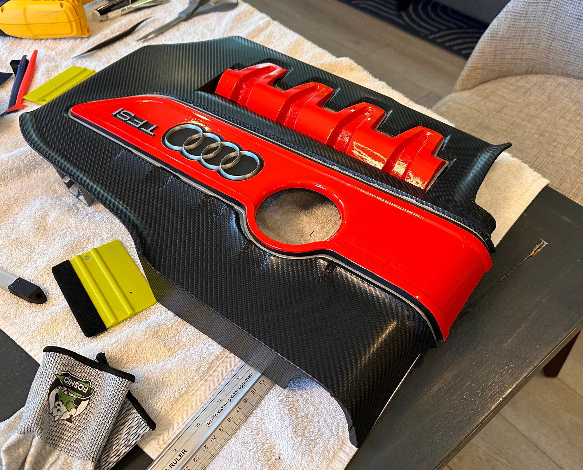 Wrapped TTS Engine Cover - AudiWorld Forums