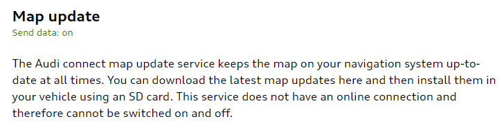 Cant see map update. 2017 BE - AudiWorld Forums