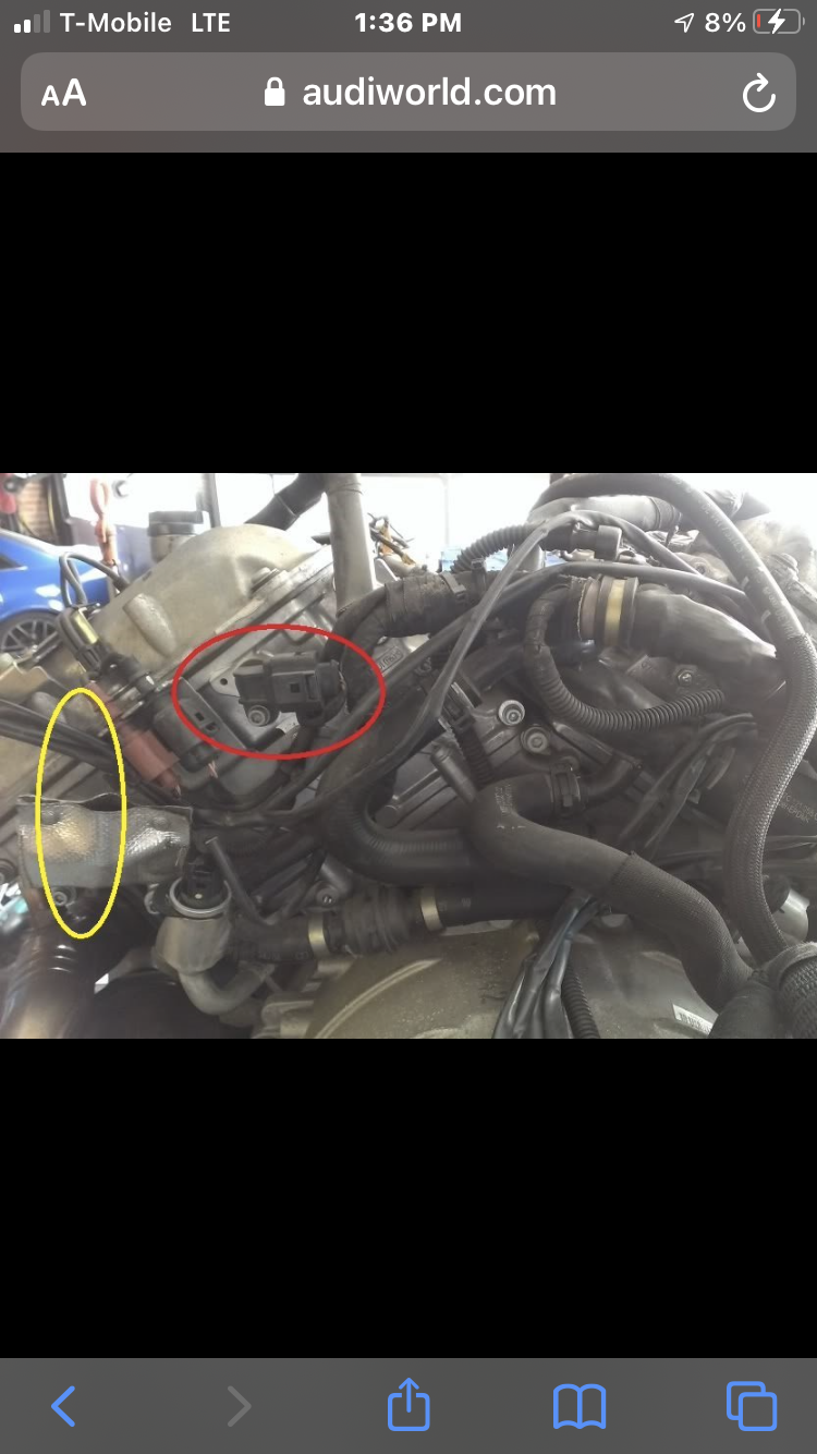 Can position sensor replacement - AudiWorld Forums