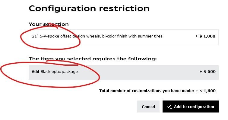 Quick options question? - AudiWorld Forums