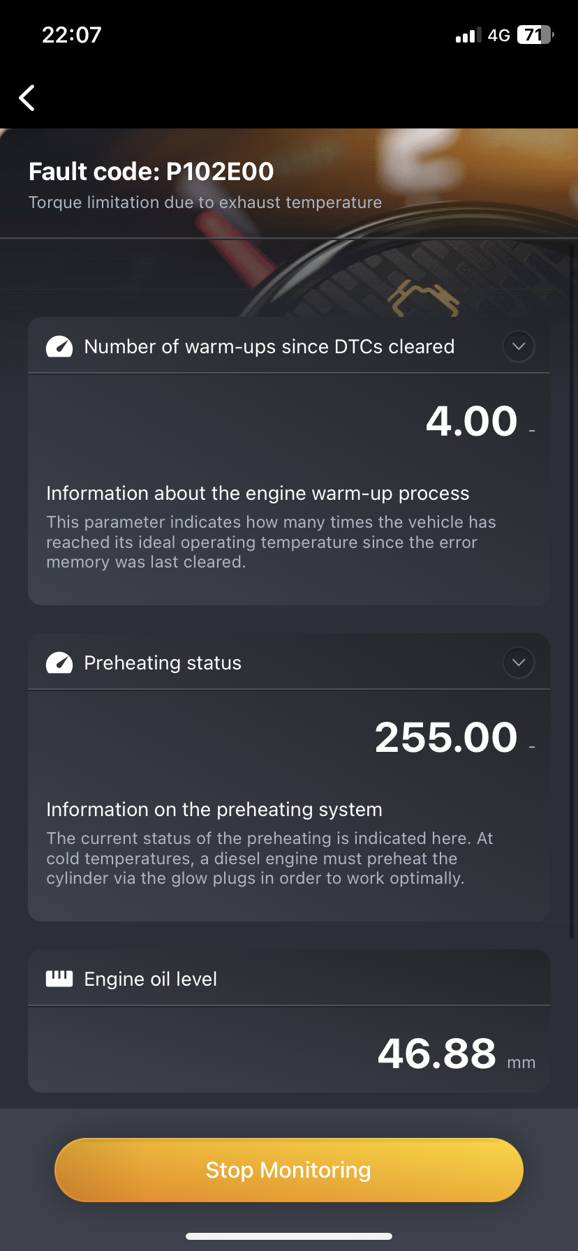 UK: Audi Q5 3.0 TDI 8R (Torque limitation due to exhaust temperature ...