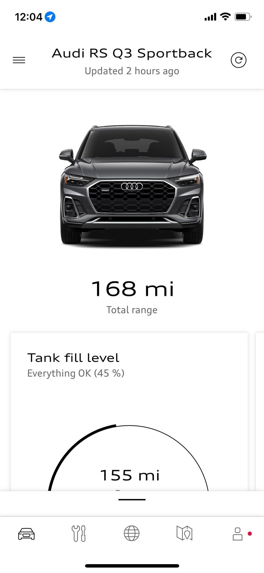 MyAudio App Vehicle Type Changed - AudiWorld Forums