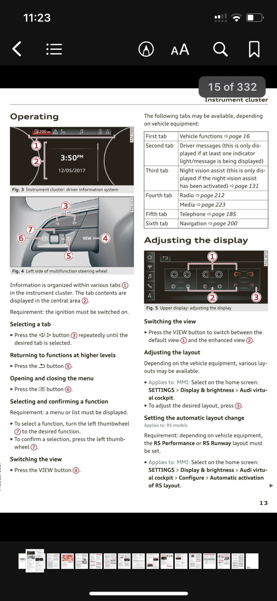 Virtual Cockpit View & Settings - AudiWorld Forums