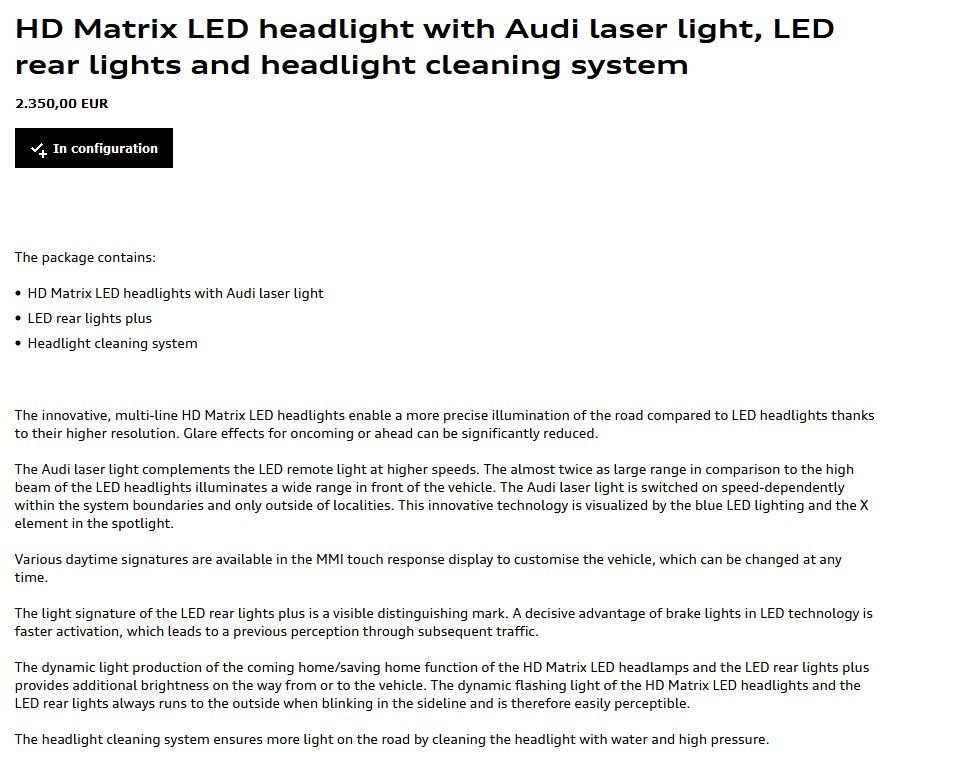 2025 Laser Lights - AudiWorld Forums
