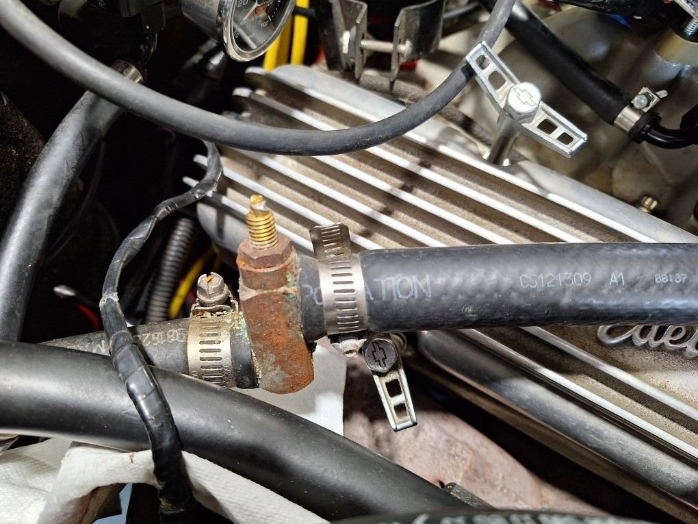 heater hose fittings and routing - CorvetteForum - Chevrolet Corvette ...
