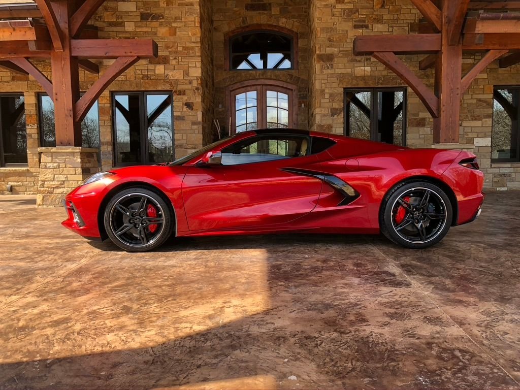 SOLD FS 2021 C8 Red Mist Metallic 3LT, Mag Ride, 9 miles ...