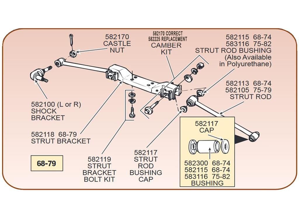 FS (For Sale) Original 1968-79 Corvette Strut Rod Support Bracket. 9.4 ...