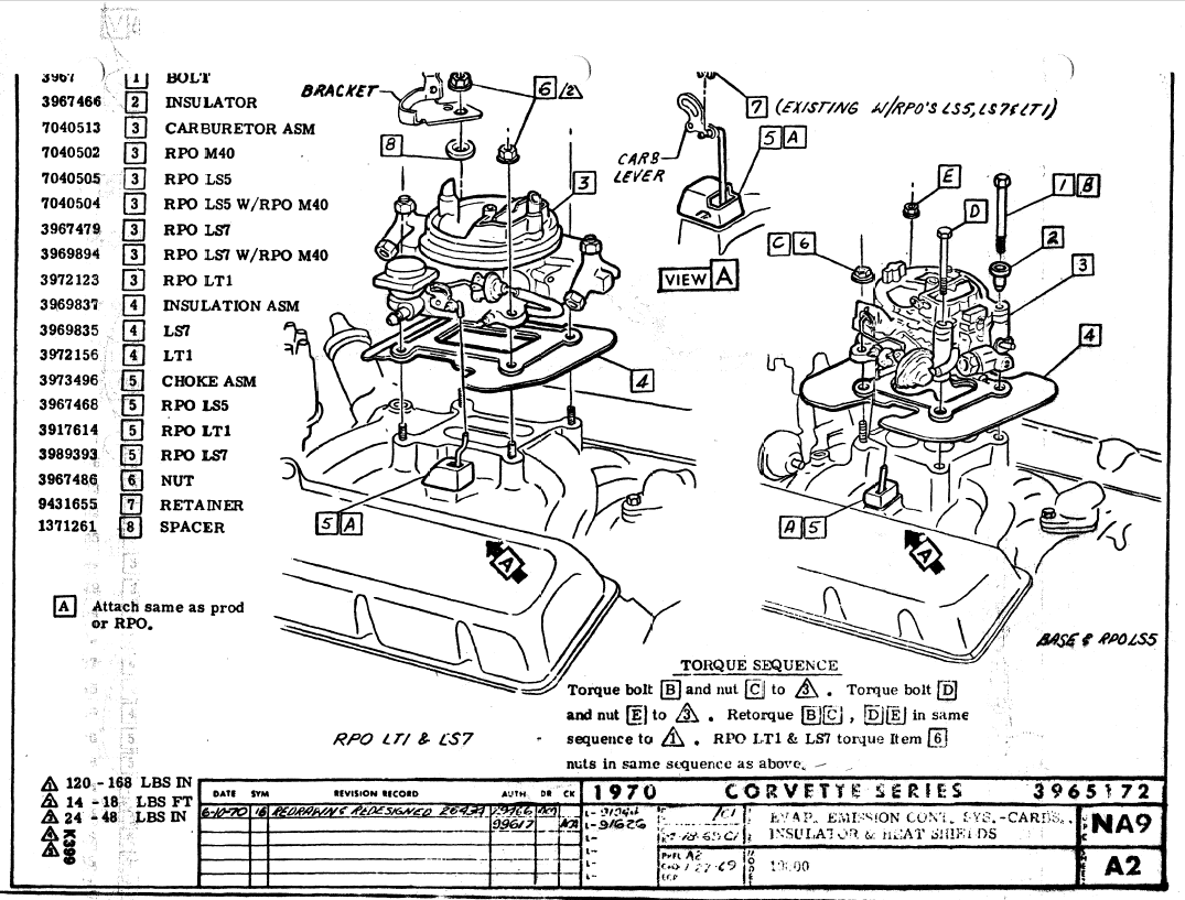 1970 Factory LS7 Specs - CorvetteForum - Chevrolet Corvette Forum ...