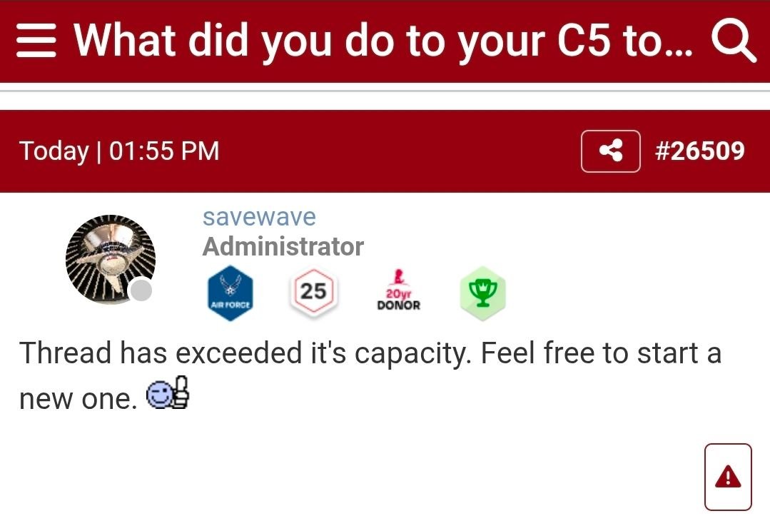 What did you do to your C5 today? (2) - Page 26 - CorvetteForum ...