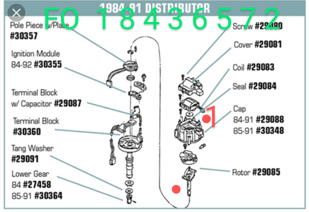 Distributor orientation L98 - CorvetteForum - Chevrolet Corvette Forum ...