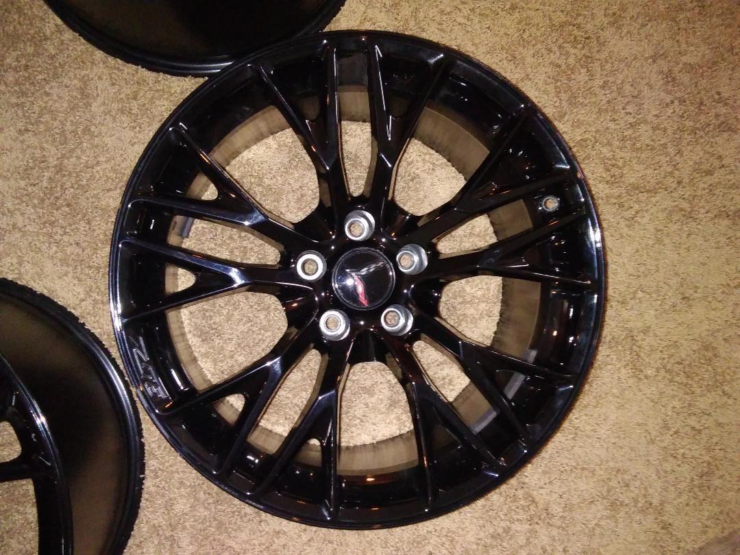 FS (For Sale) Z06 c7 black high gloss rims - CorvetteForum - Chevrolet ...