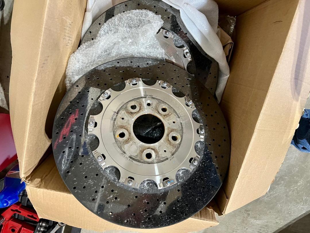FS (For Sale) Rear Carbon Ceramic Rotors & Calipers (Z07 18k miles ...
