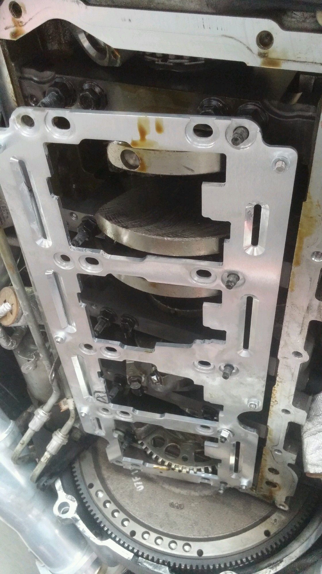 Installed the Improved Racing crank scraper and windage tray kit for ...