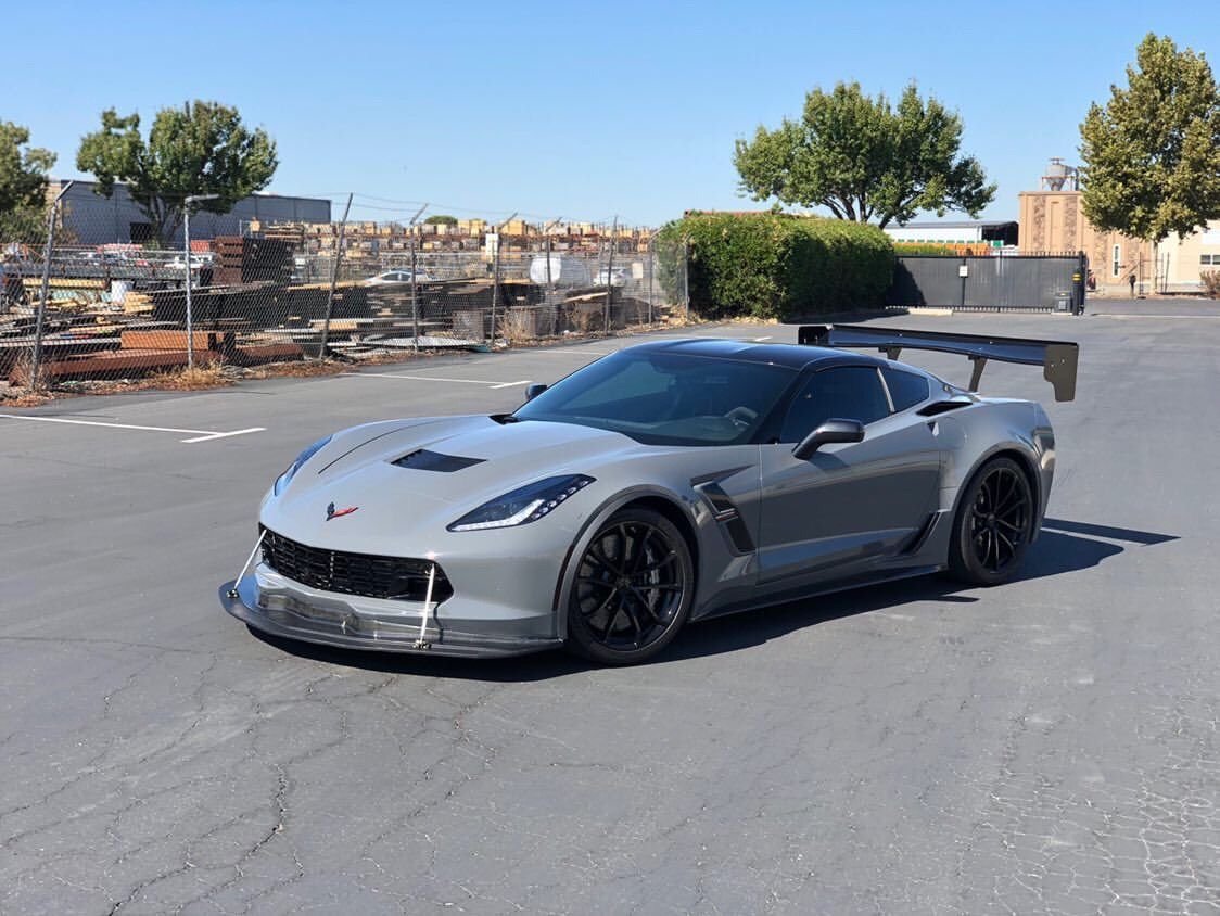 Another C7 Aero Package installed and ready to hit the track ...