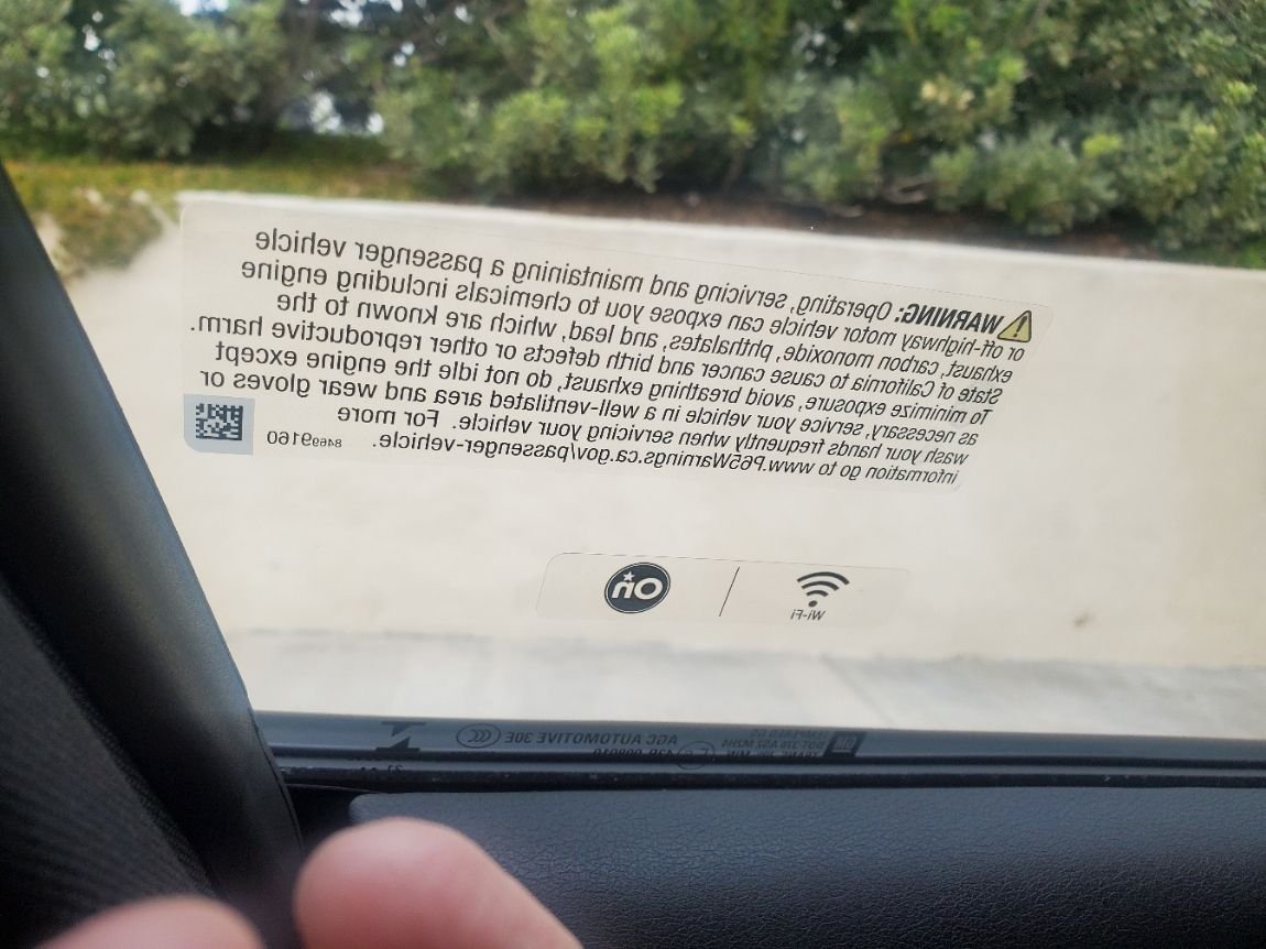 Warning Sticker on Window Removal - CorvetteForum - Chevrolet Corvette ...