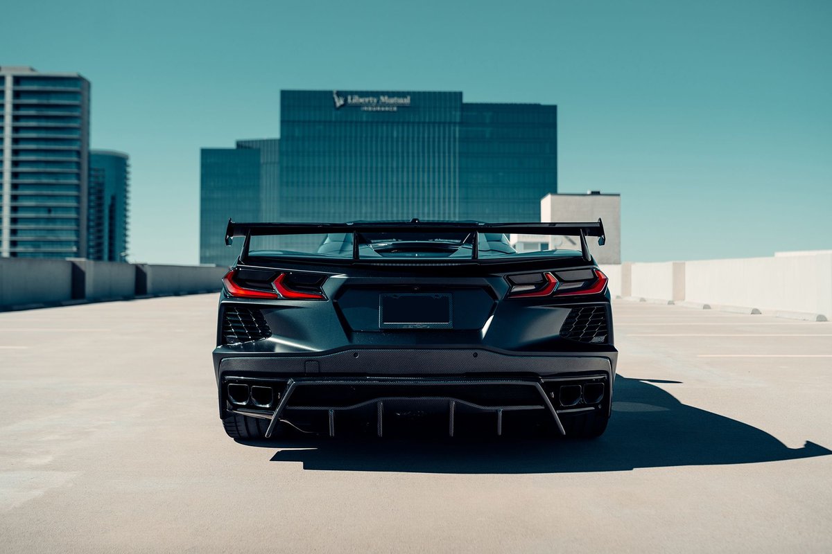 Wrapped Corvette C8 on Forgedlite DC20 2pc Forged Wheels Photoshoot ...