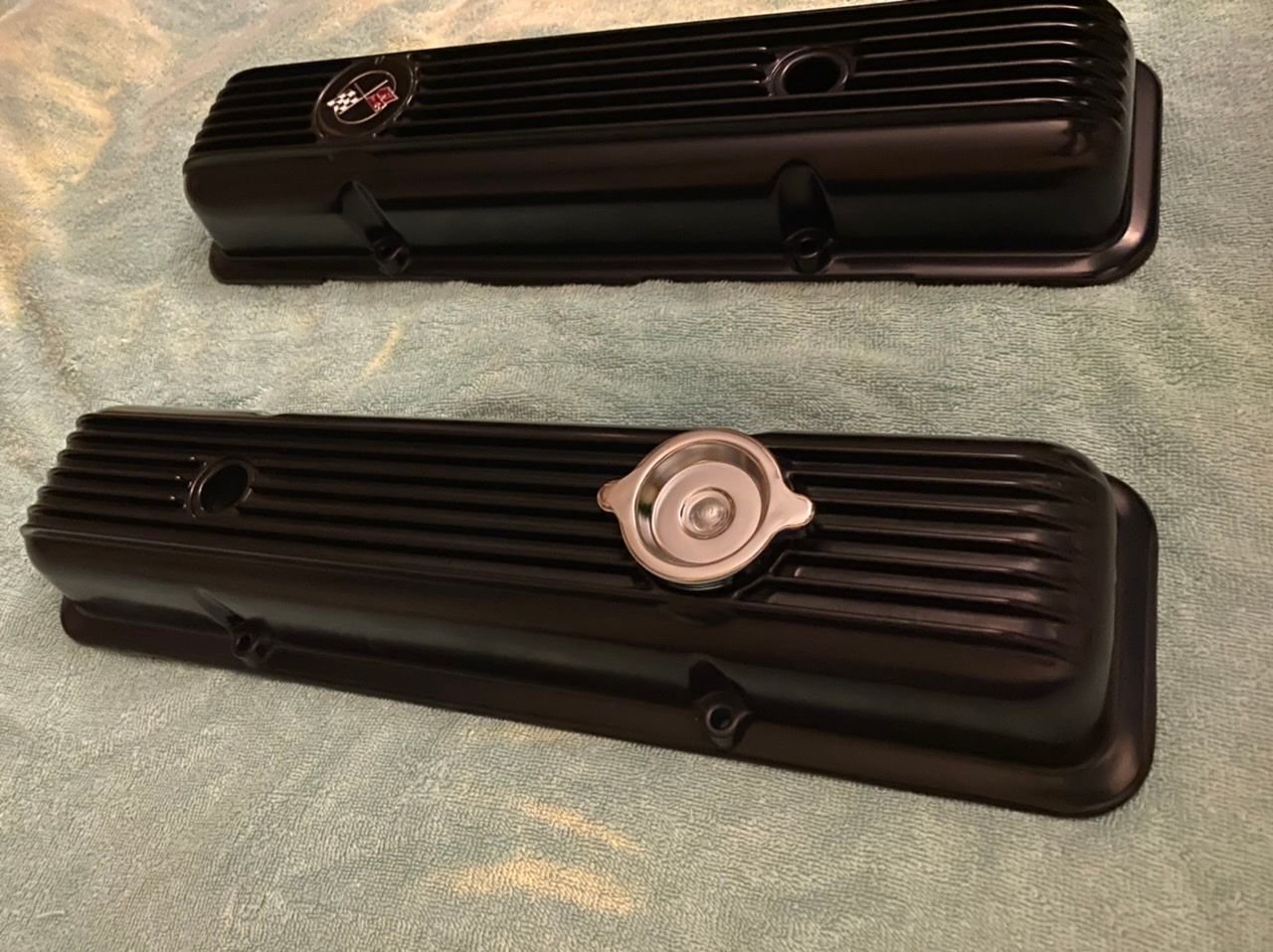 FS (For Sale) Corvette L-82 LT1 satin black valve covers ...