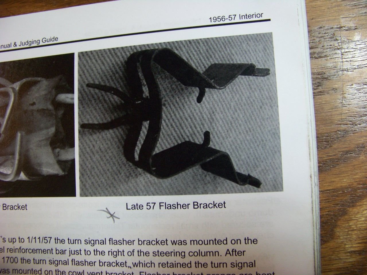 WTB (Want To Buy) Turn signal flasher bracket for 57 after 1700 ...