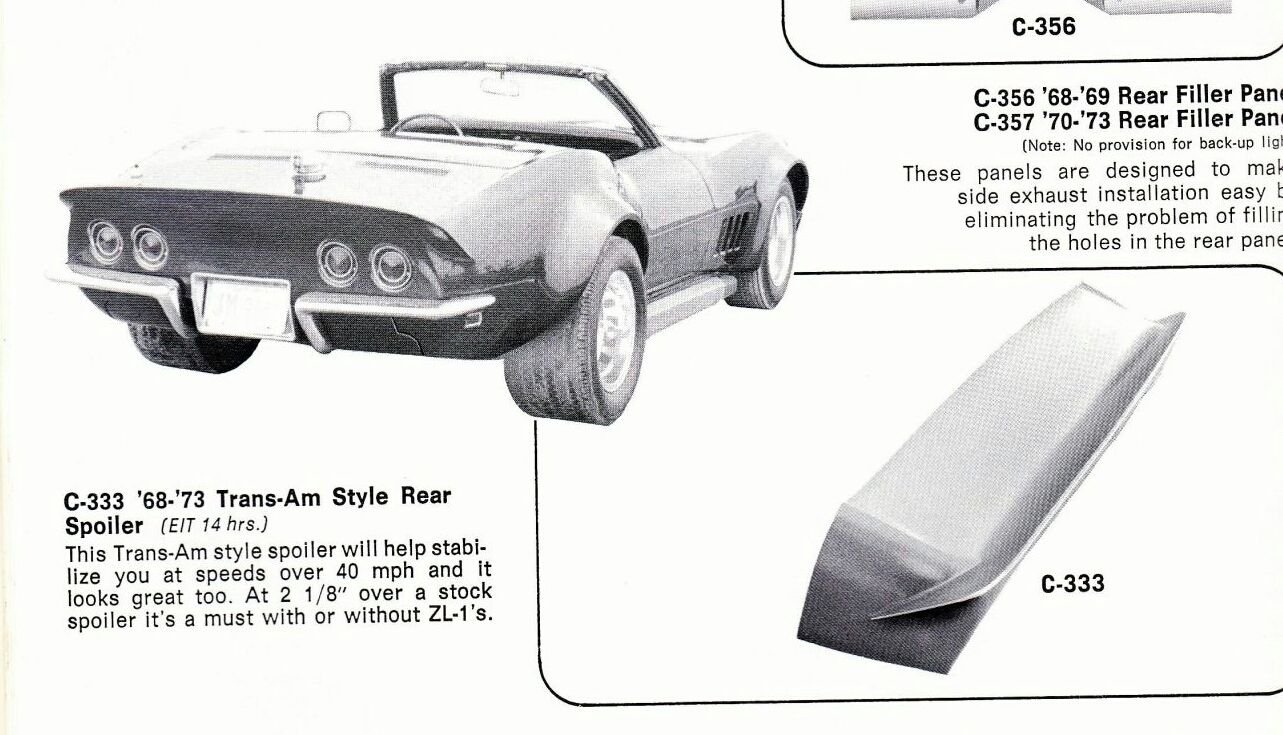 1972 rear spoiler - CorvetteForum - Chevrolet Corvette Forum Discussion