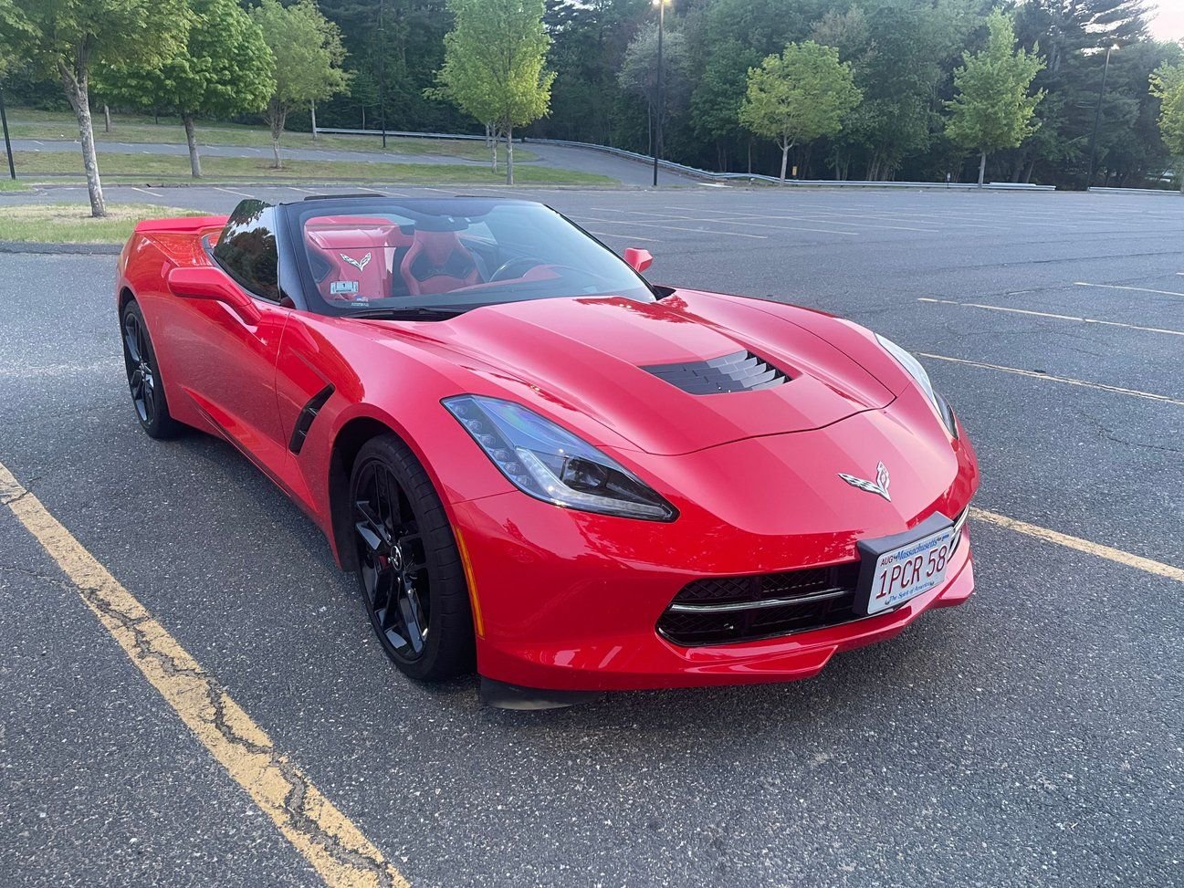 FS (For Sale) 2014 C7 Convertible 3LT Mag Ride M7 Torch Red Comp Seats ...