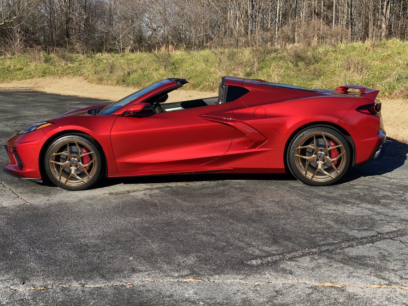 Brass wheels on Red Mist - CorvetteForum - Chevrolet Corvette Forum ...