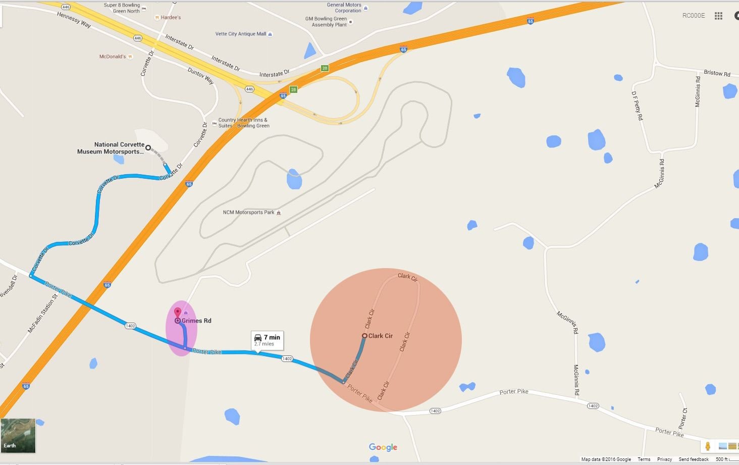 Unfortunate experience today at the NCM Motorsports track ...