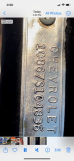 C1 Engine stamp info - CorvetteForum - Chevrolet Corvette Forum Discussion