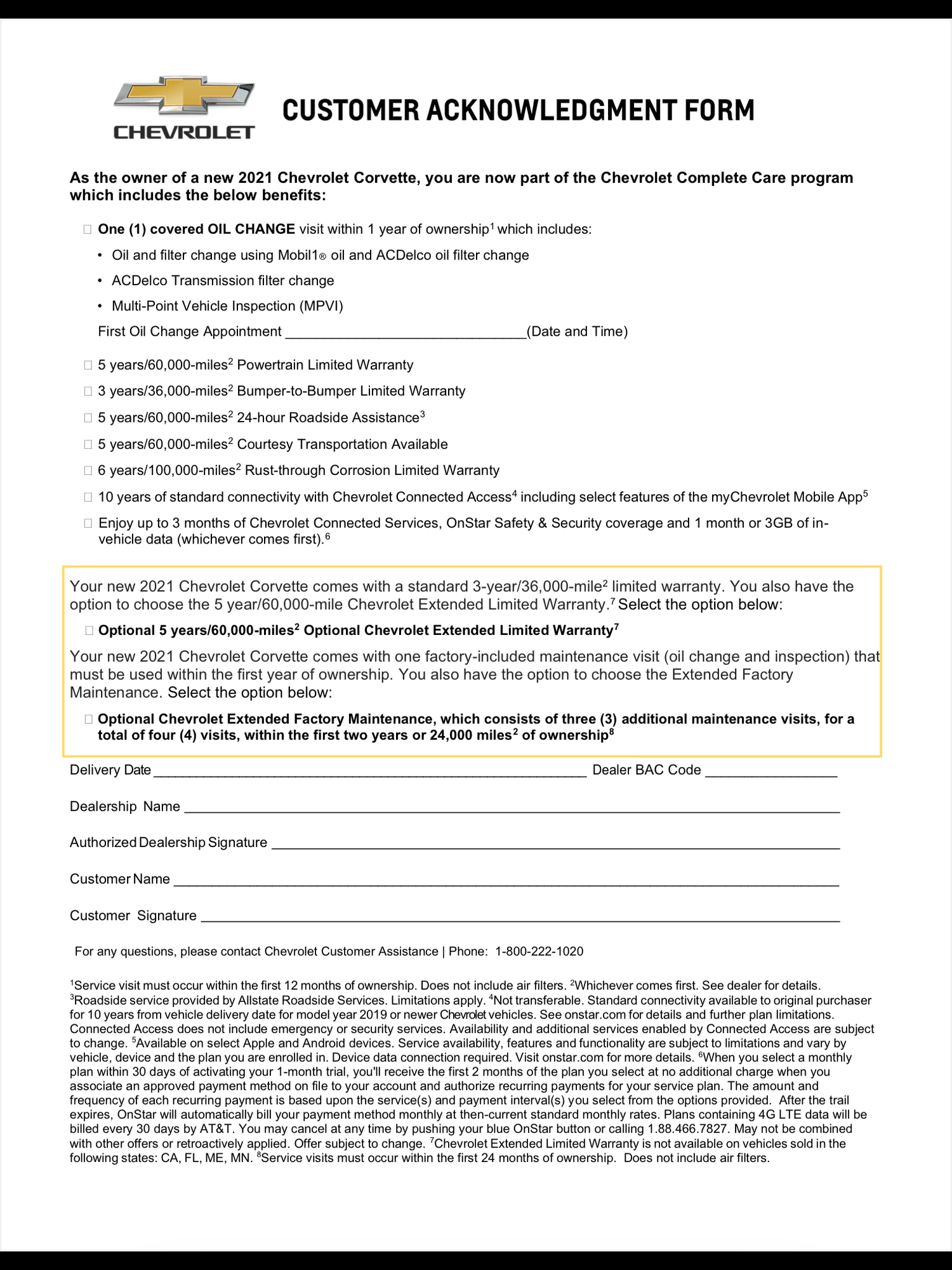 C8 Free Warrenty coverage - CorvetteForum - Chevrolet Corvette Forum ...