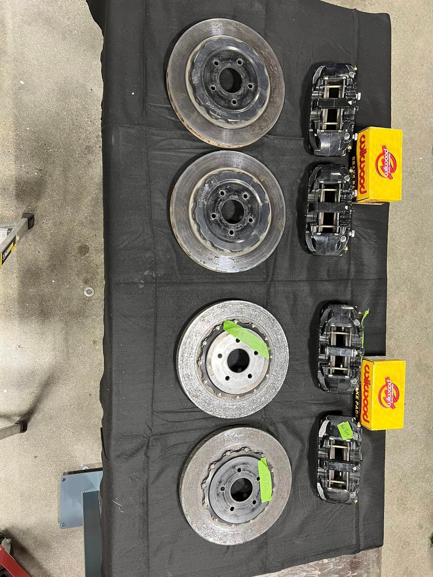 FS (For Sale) Wilwood carbon ceramic front and rear brakes for c5 or c6 ...