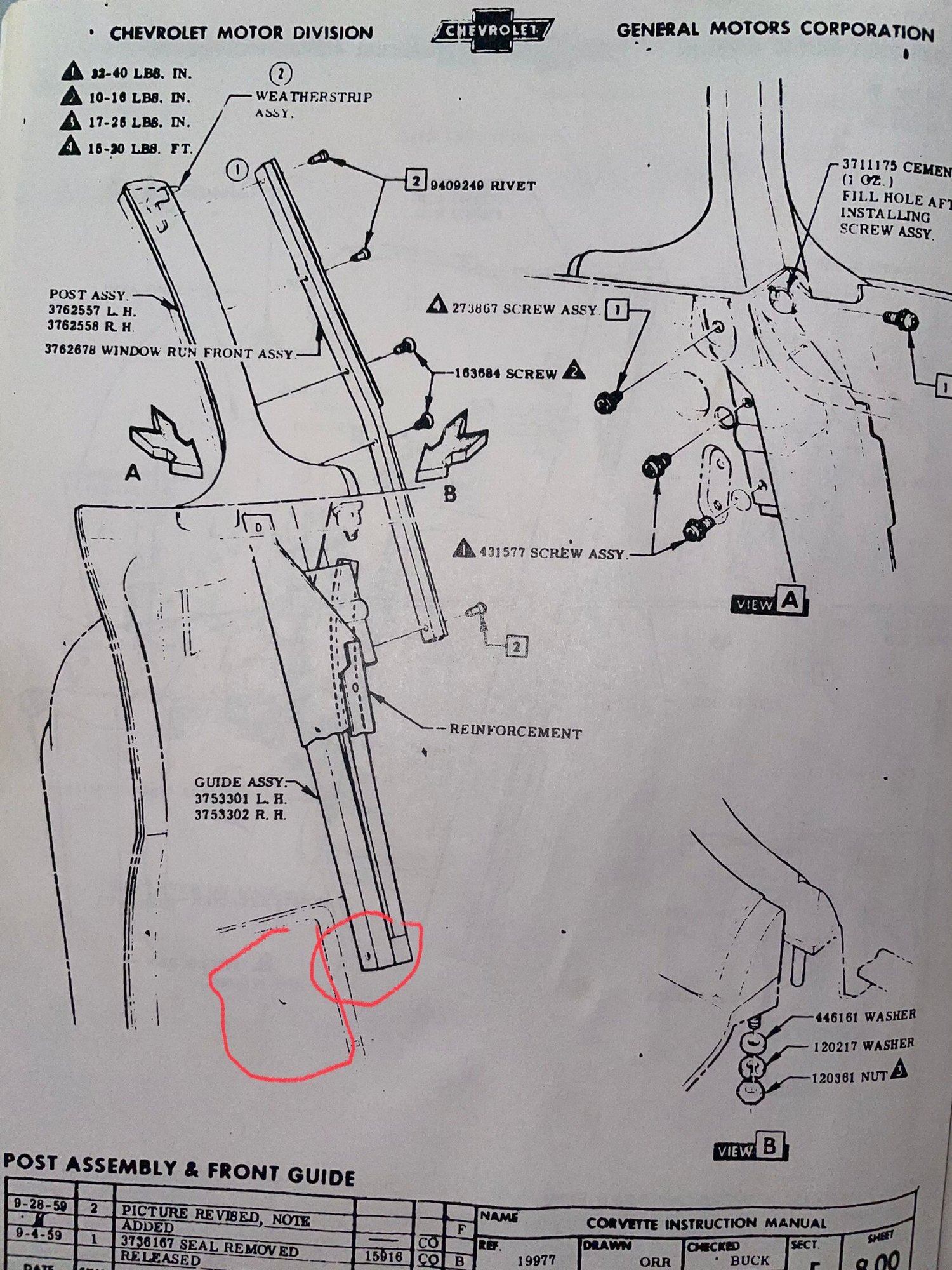 C1 Detaching Window Channel - CorvetteForum - Chevrolet Corvette Forum ...
