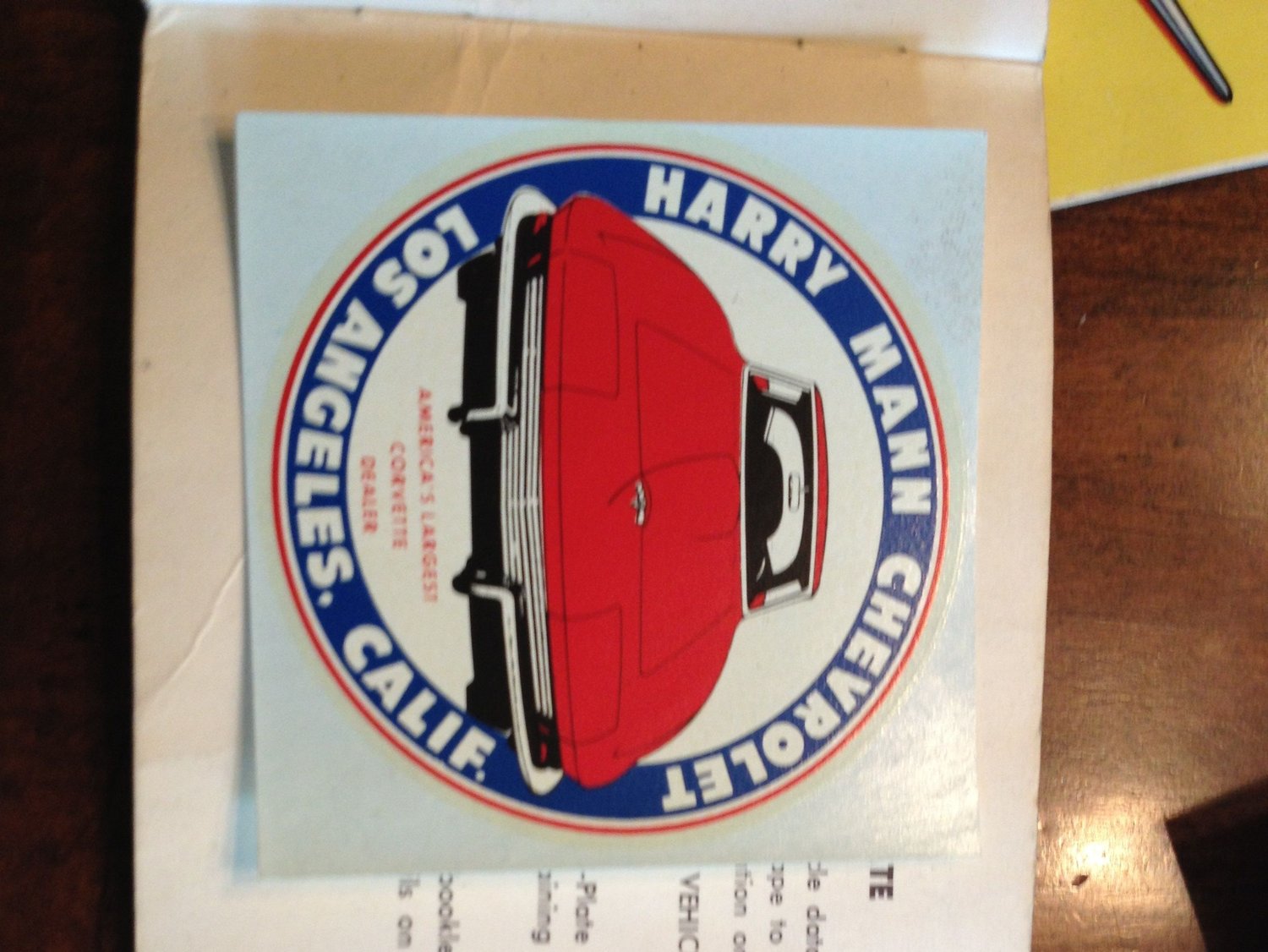 Anyone have a car that came from Harry Mann Dealership? - CorvetteForum ...