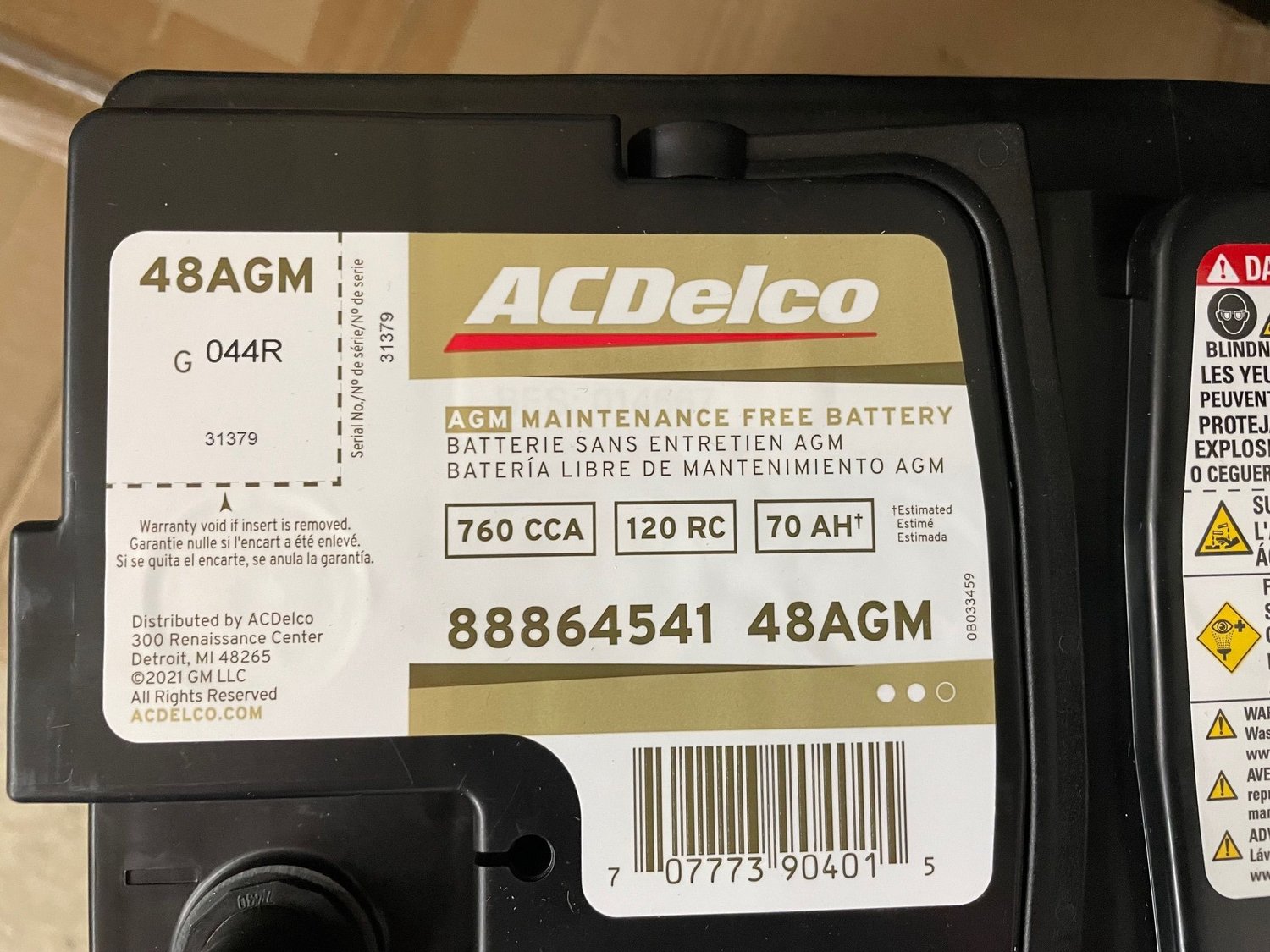 Delco 48AGM Battery sale - $150 good deal? - CorvetteForum - Chevrolet Corvette Forum Discussion