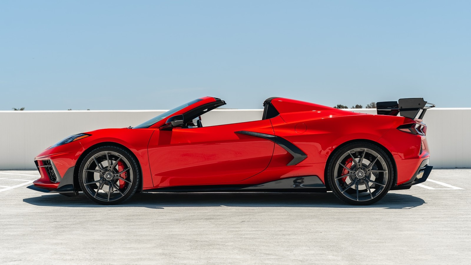Vorsteiner VFF103 on Torch Red C8 Photoshoot - CorvetteForum ...