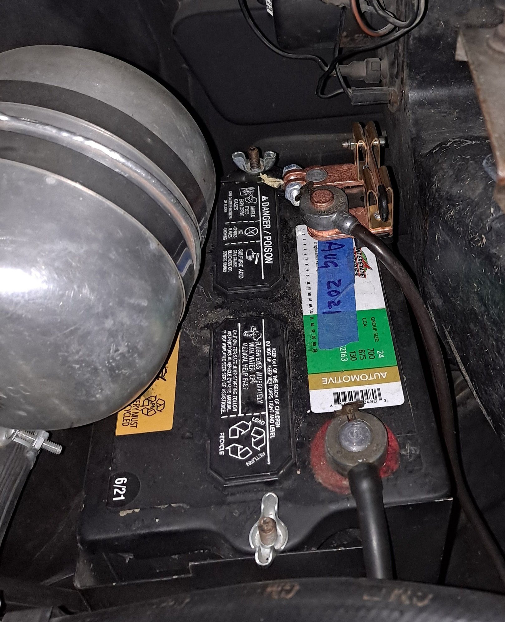 C2 Isolating Battery from Hold Down - CorvetteForum - Chevrolet ...