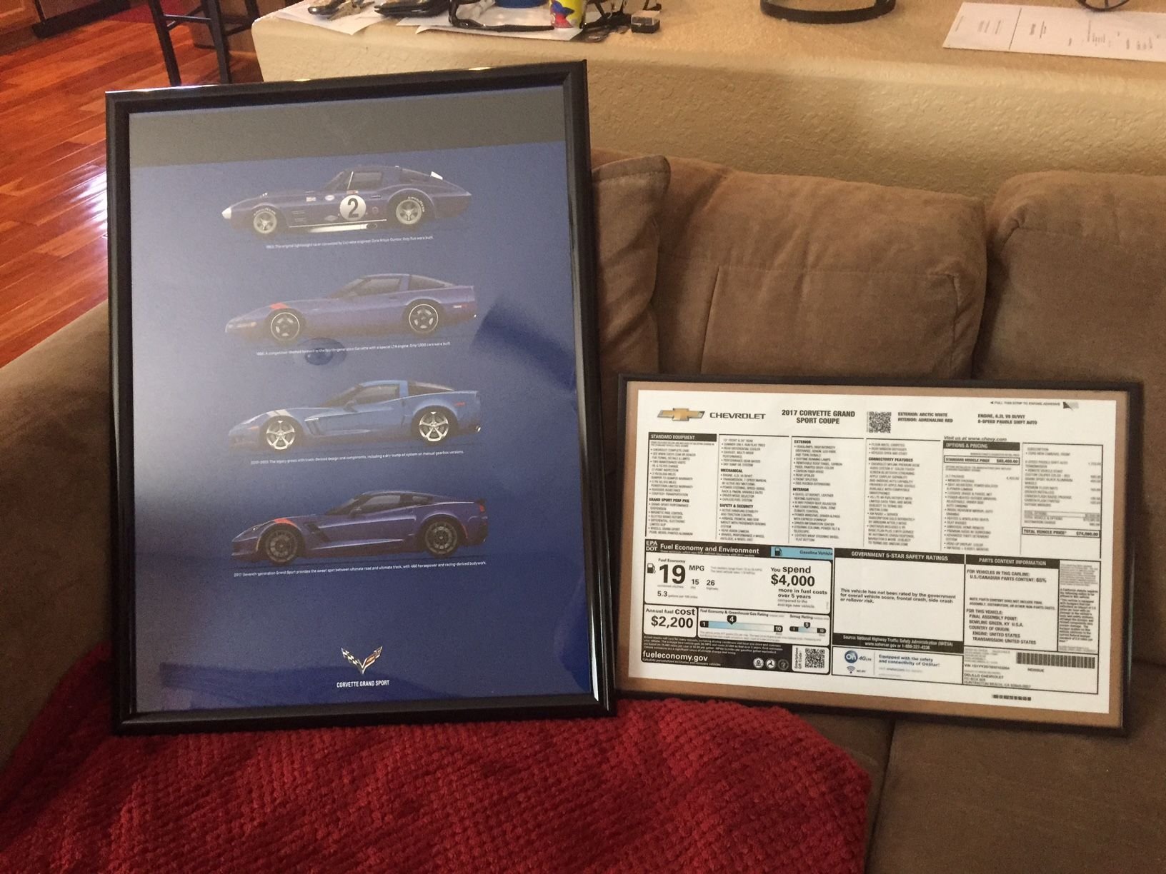 2017 Corvette - Replacement Window Sticker - CorvetteForum - Chevrolet ...