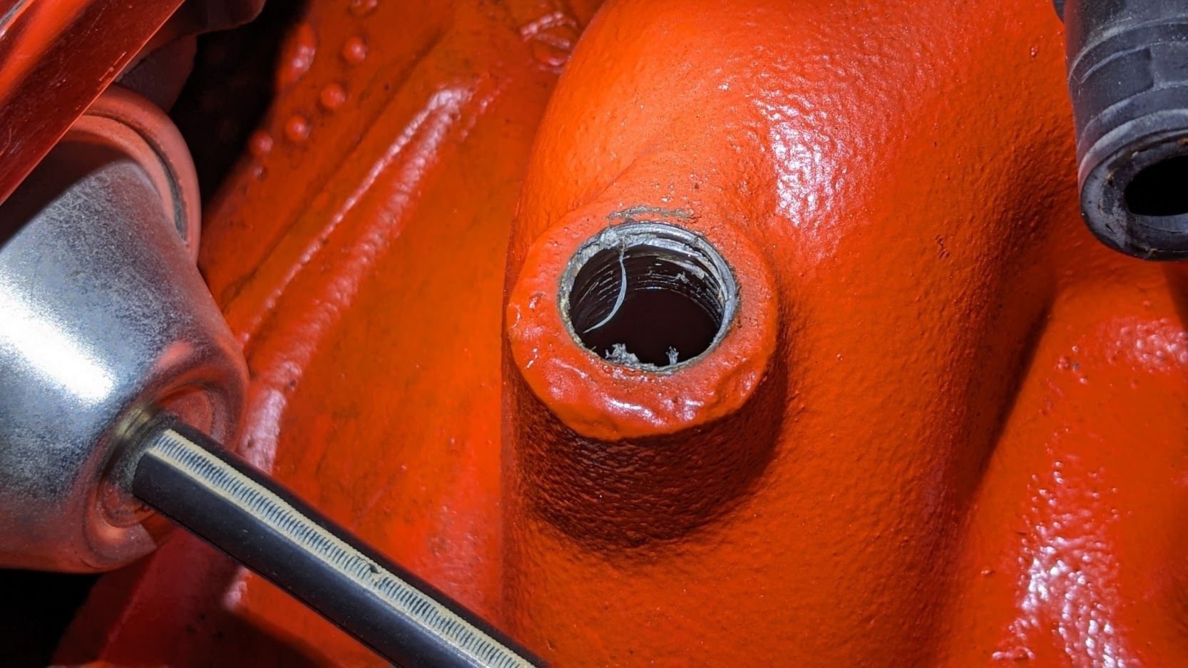 C2 Is anything used to seal the threads on the intake manifold vacuum ...