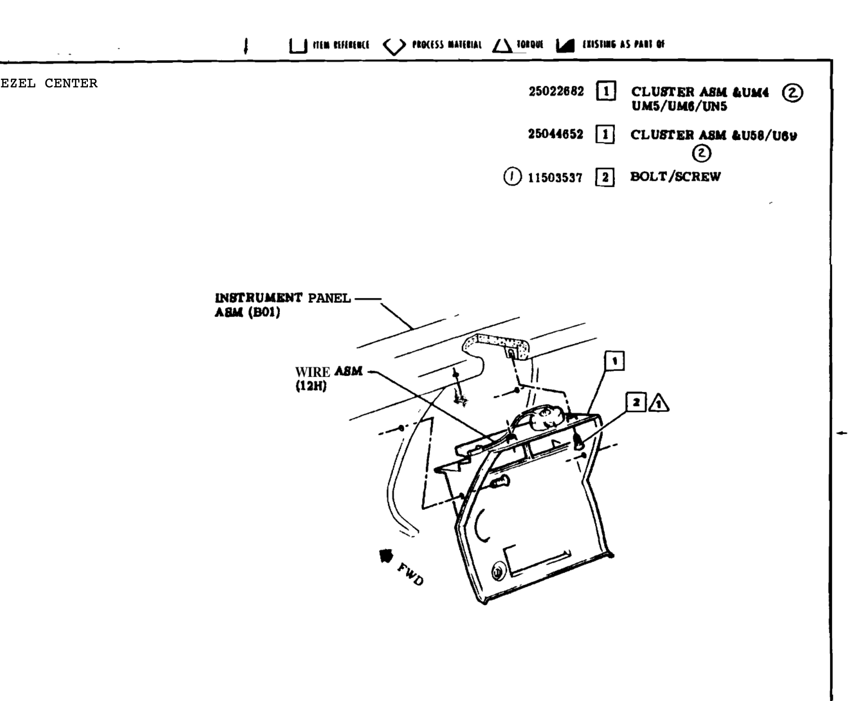 Gauge cluster holding screws - CorvetteForum - Chevrolet Corvette Forum ...