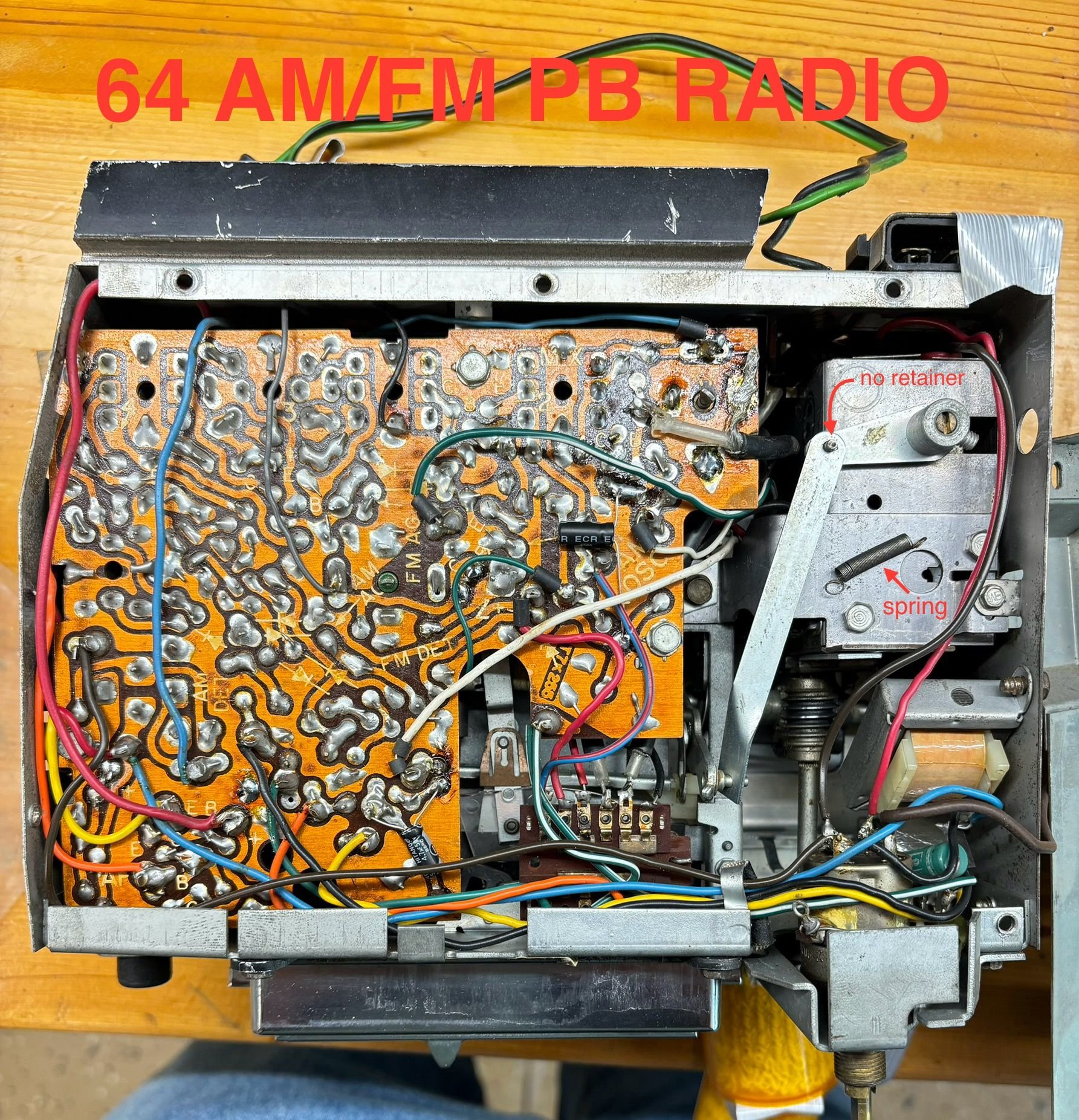 C2 Simple 64 AM/FM PB Radio Button Questions - CorvetteForum ...