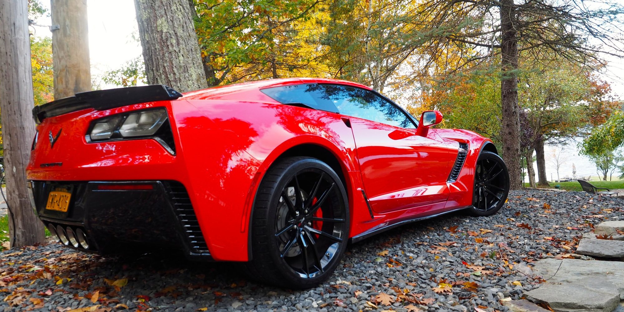 Pics of aftermarket or custom wheels on a Torch Red C7 - CorvetteForum ...