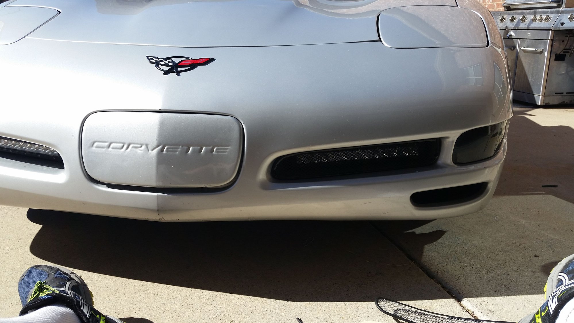 My custom LED front licence plate cover - CorvetteForum - Chevrolet ...