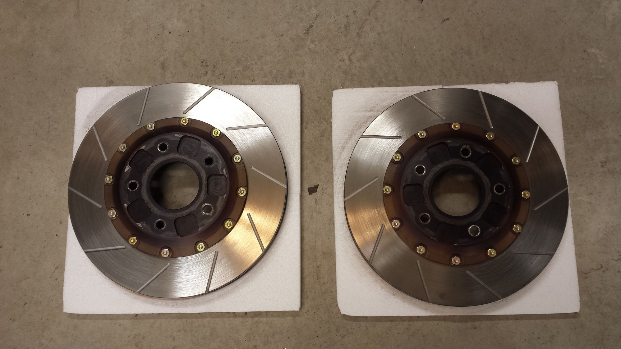 FS (For Sale) Performance AFX 2-Piece Front Brake Rotors with NEW Rings ...