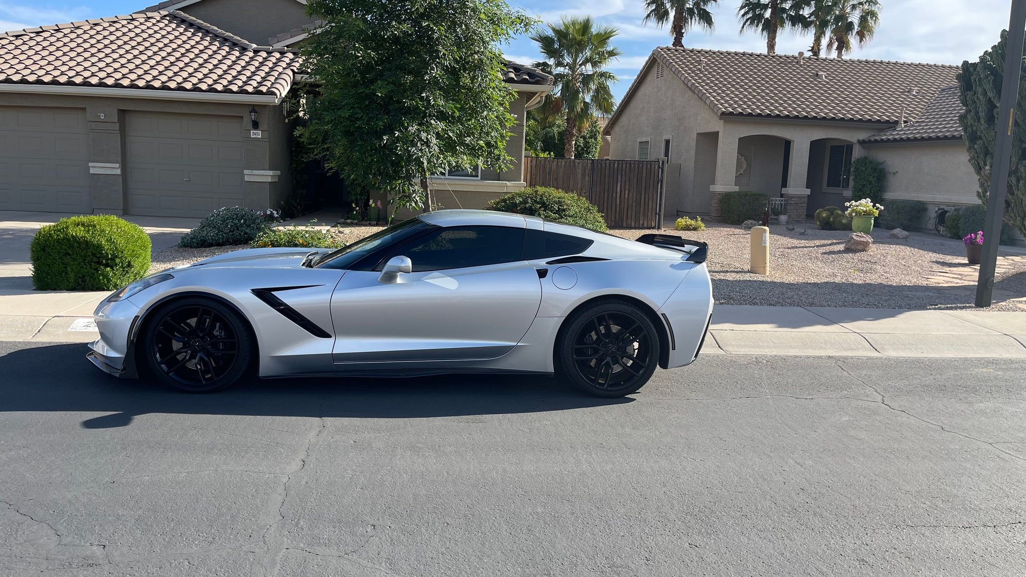 SOLD - 2017 Stingray Z51 3LT - Silver - Fully Loaded - 20,107 Miles ...