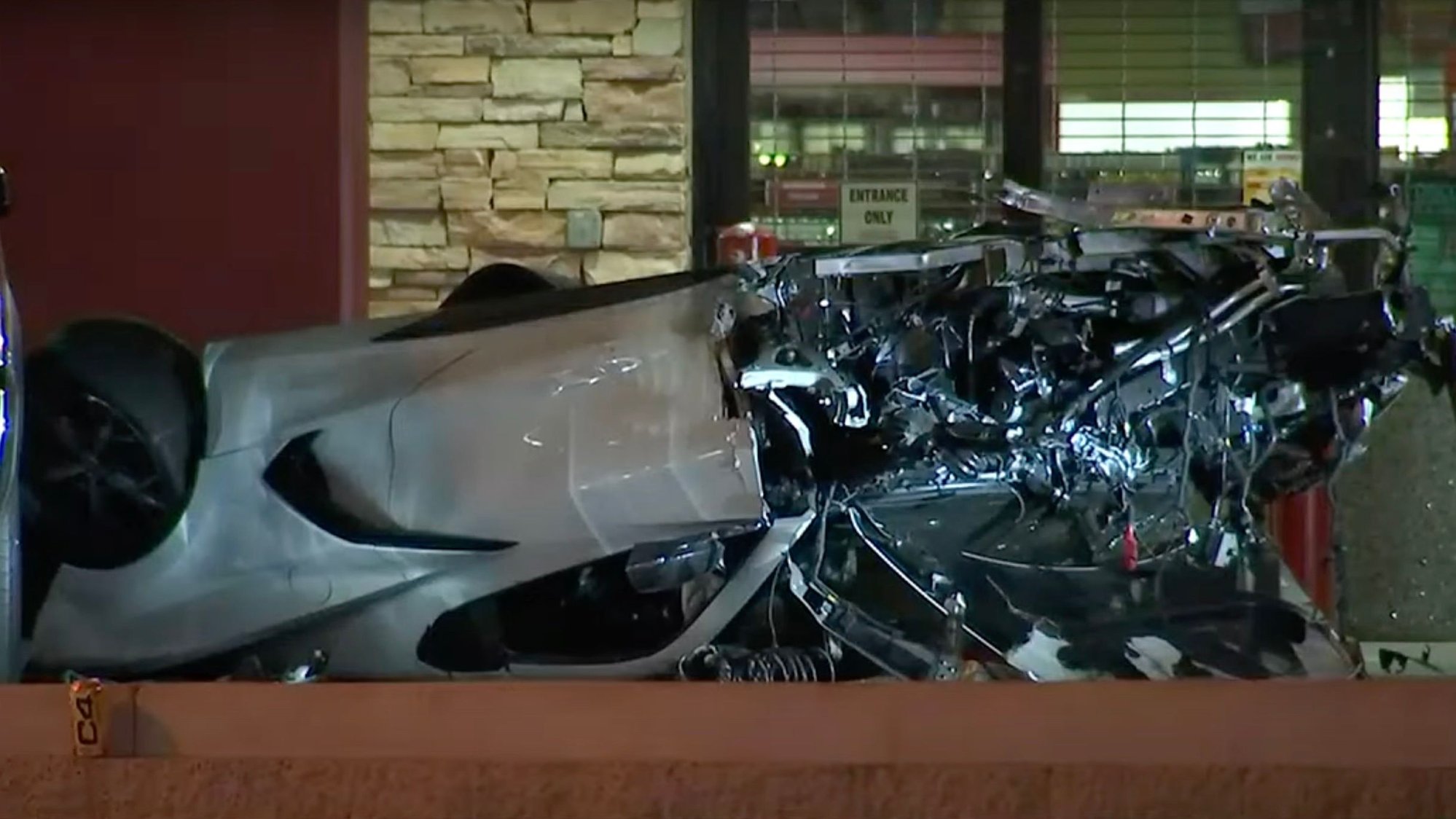 C8 Corvette Street Race Leads To Spectacular Crash In Vegas ...