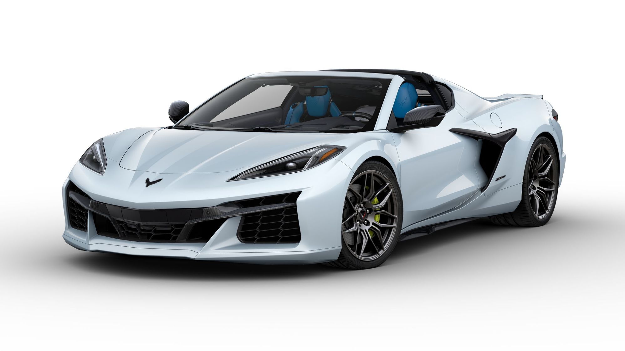 2023 Corvette Z06 3LZ Coupe - Ceramic Matrix Gray / Twilight Blue ...